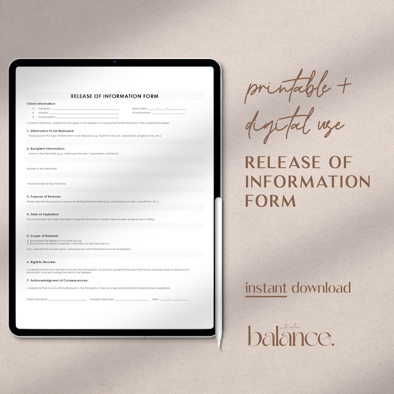 Medical Records Request Form - Etsy