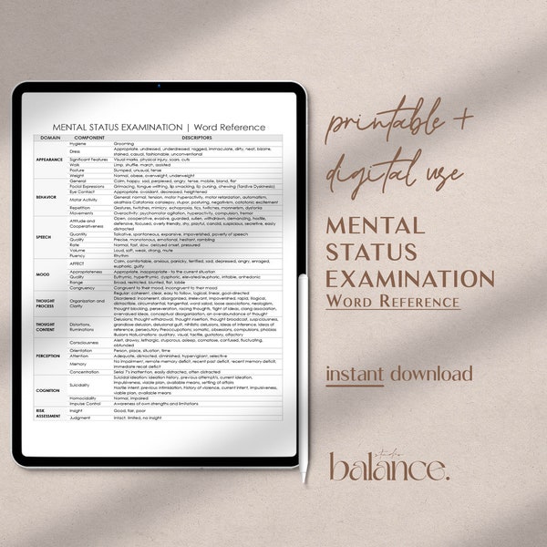 Therapist Cheat Sheet - Etsy