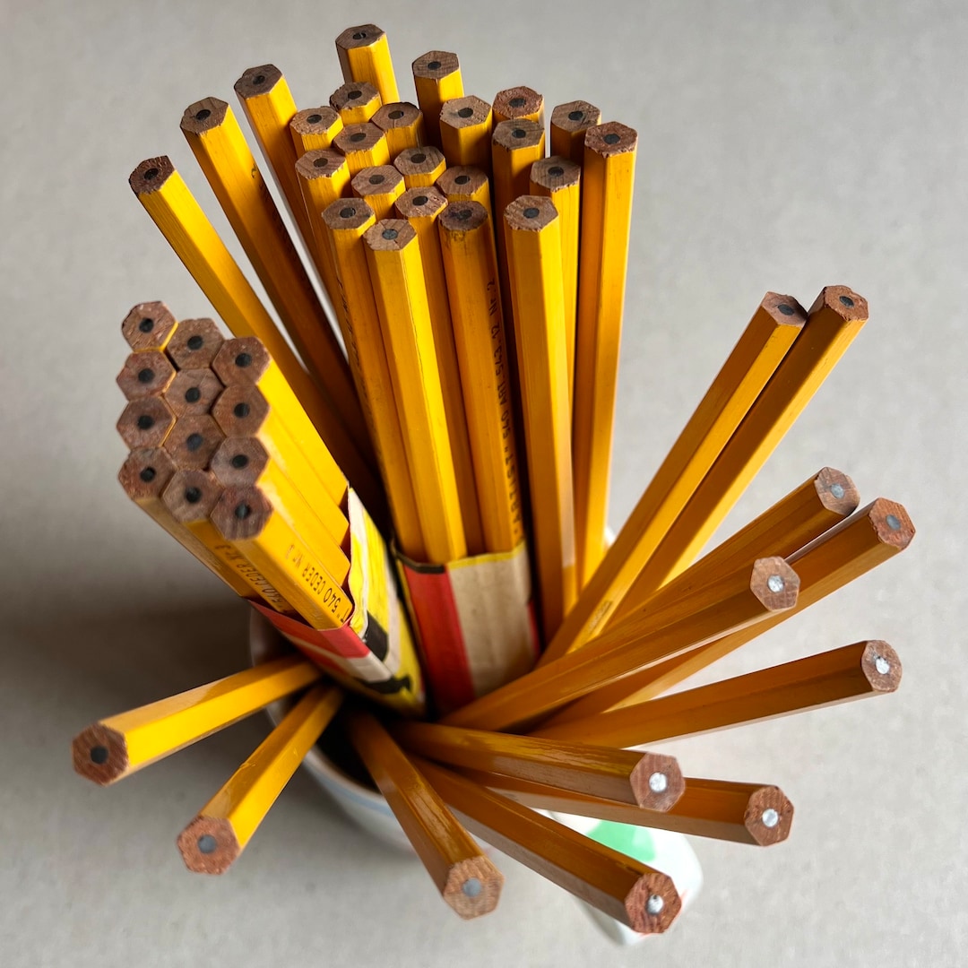 1960s Vintage Graphite Pencils: Czechoslovakia Bohemia Works Artist 540 ...
