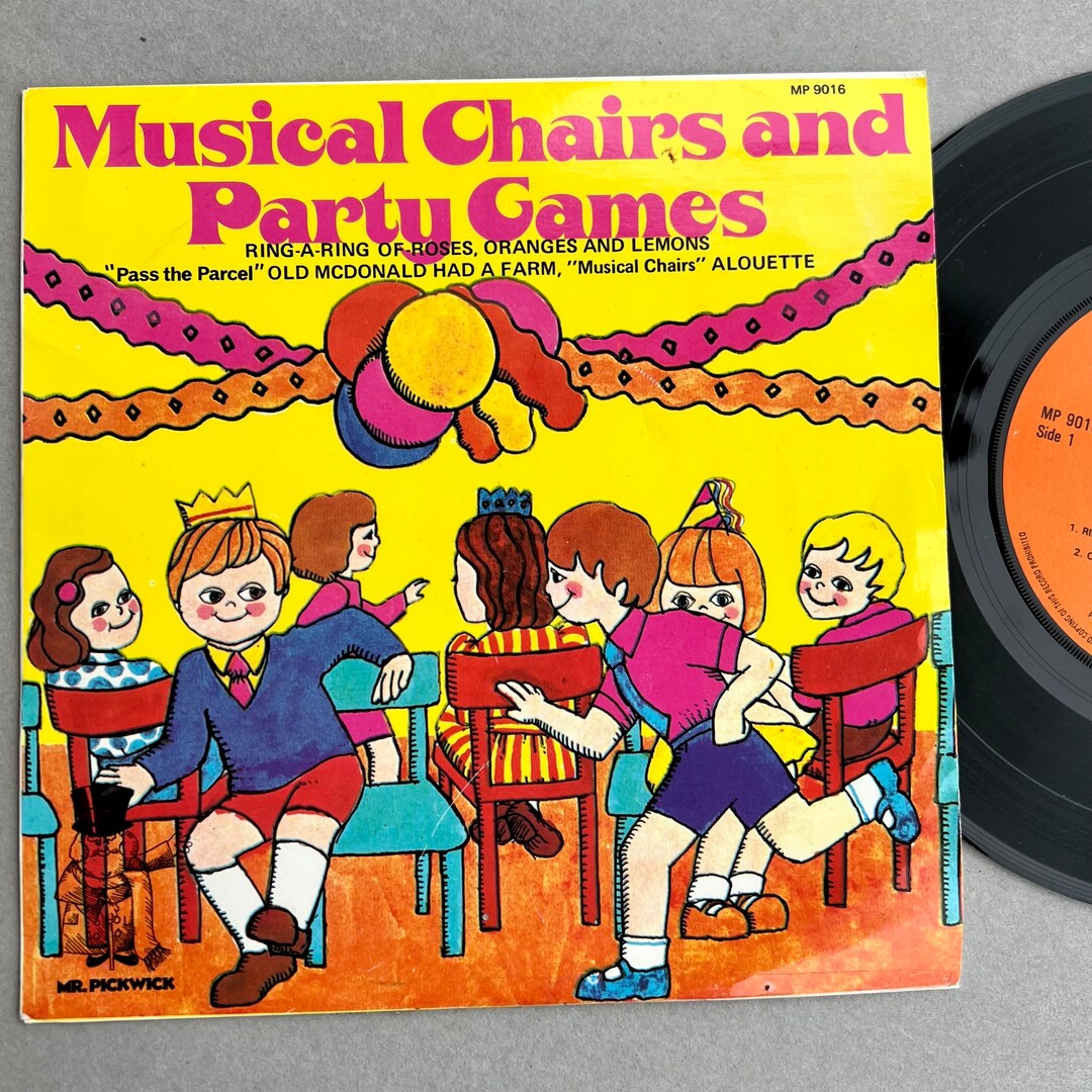 Music for Kids: 7 Inch, 45 Rpm Vinyl Record With Party Games, Mr ...