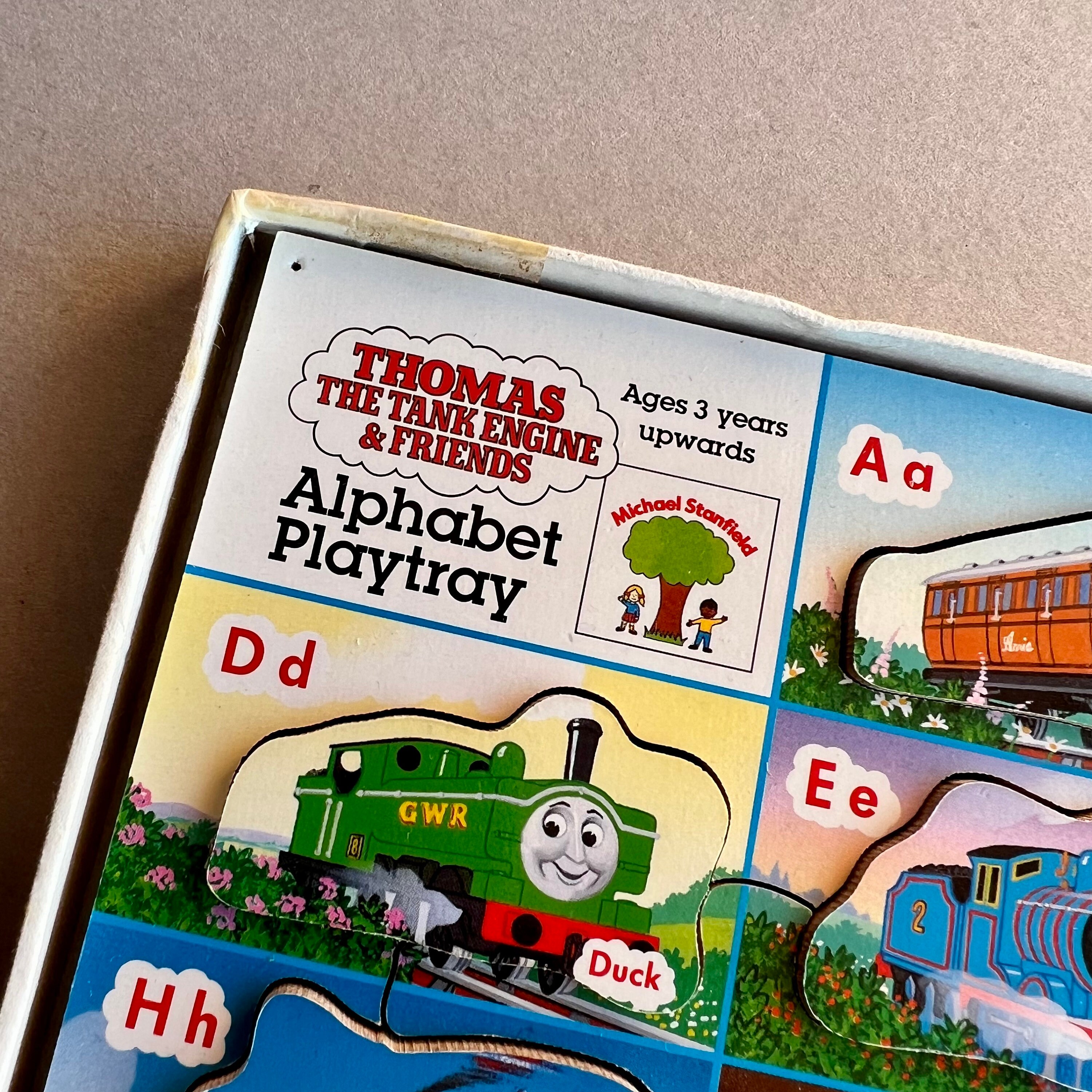 Thomas the Tank Engine Alphabet Playtray: Wooden Alphabet Puzzle ...