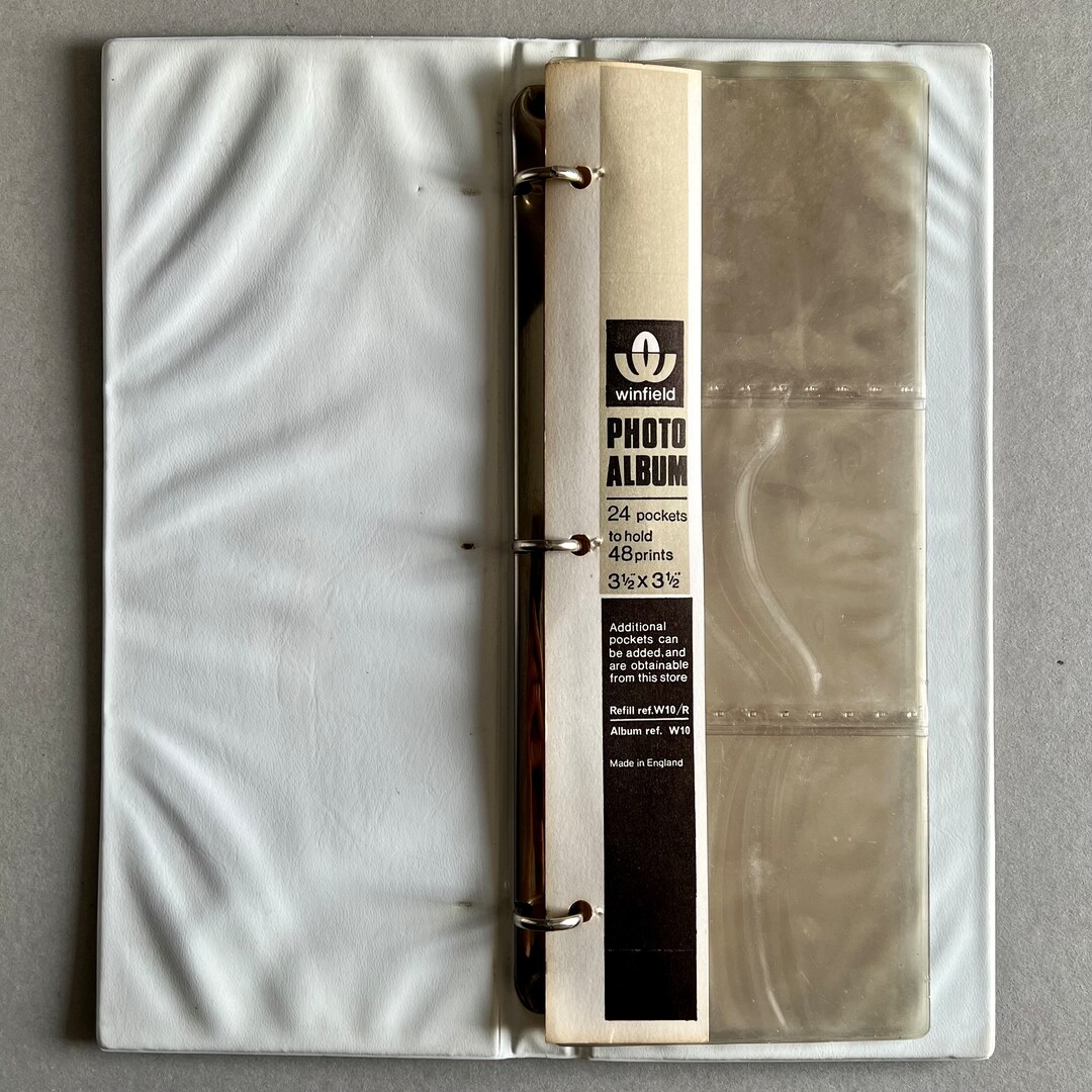 Rare English Vintage Photo Album: Winfield, 3.5x3.5 Inch Photos, Retro ...