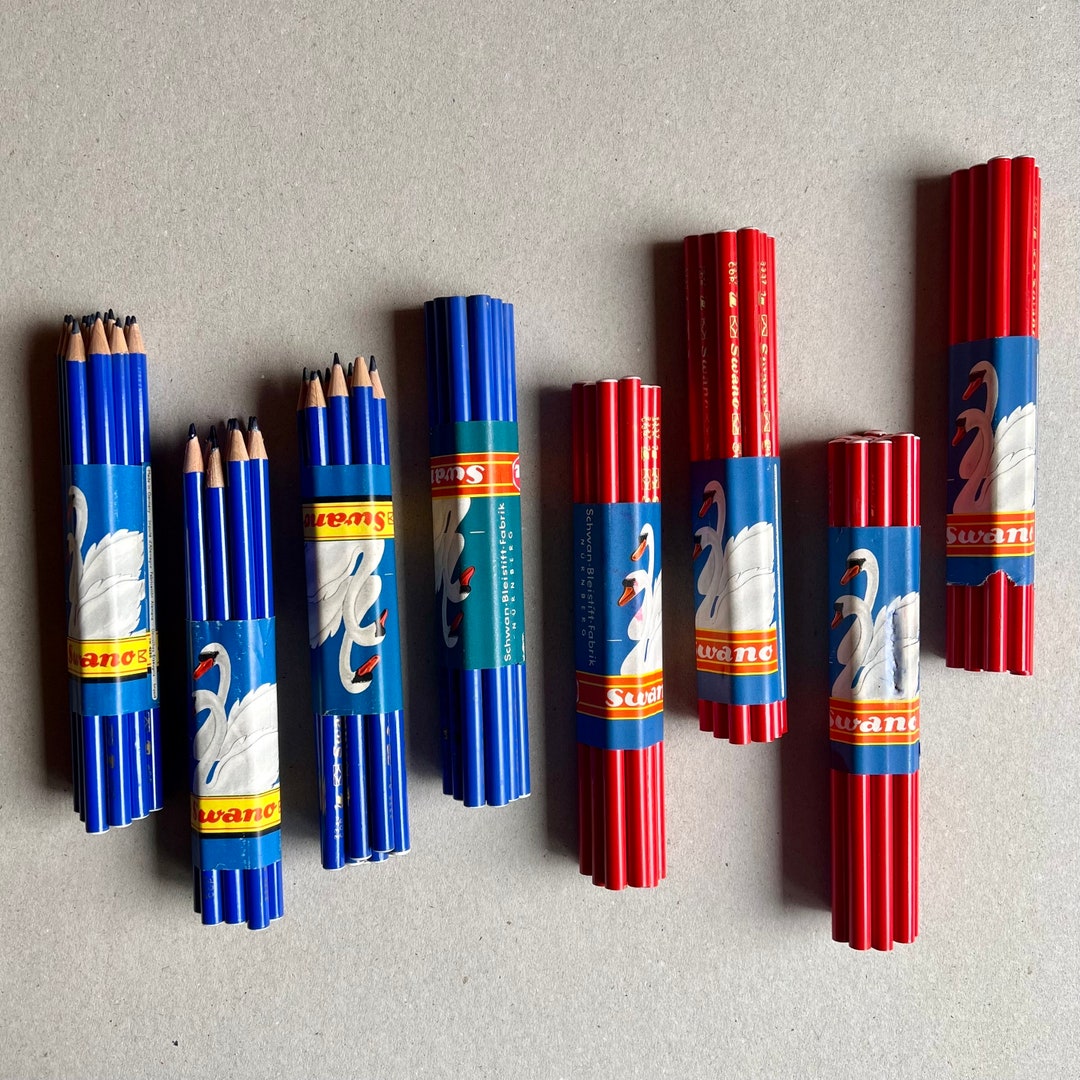 Rare German Vintage Colored Pencils: Set of 12, Retro Charm Design ...