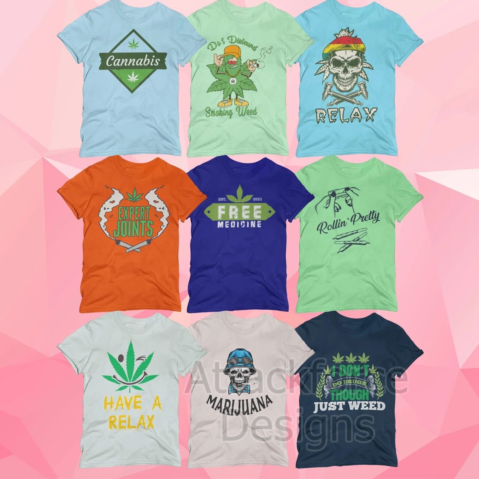 400 Weed Designs Weed T-shirt Designs Weed Mug Designs Weed Dtf Designs Sublimation Designs Mary ...
