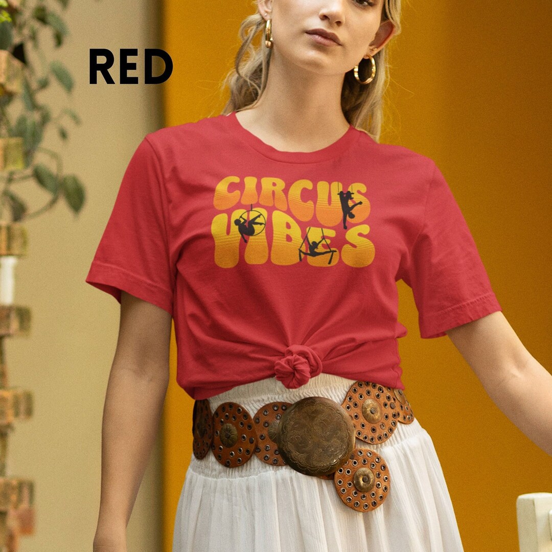 Retro Circus Vibes T-shirt: Aerialist Silhouettes - Etsy