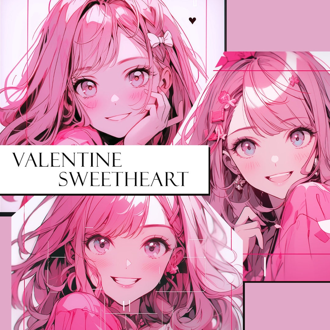 Cute Pink Anime Images, Kawaii Girl Avatar Pack, PFP, Profile Icon for ...