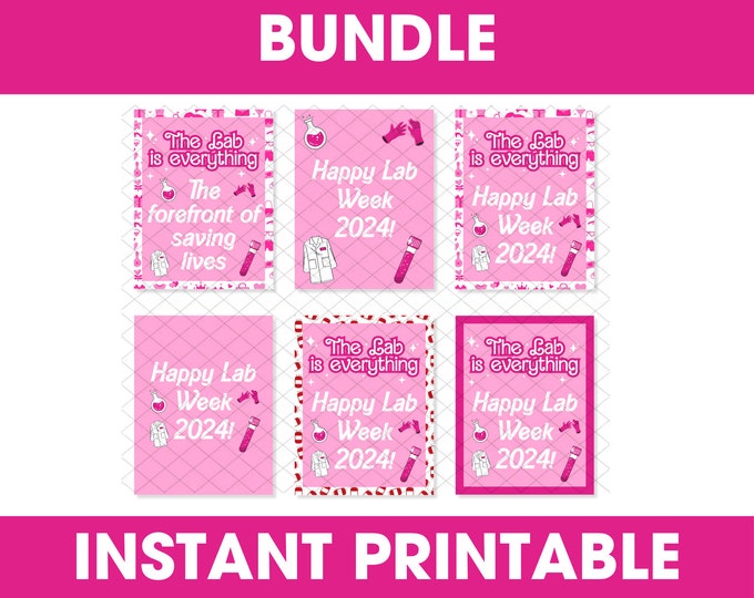 The Lab is Everything Lab Week 2024 Poster Bundle *DIGITAL DOWNLOAD ...