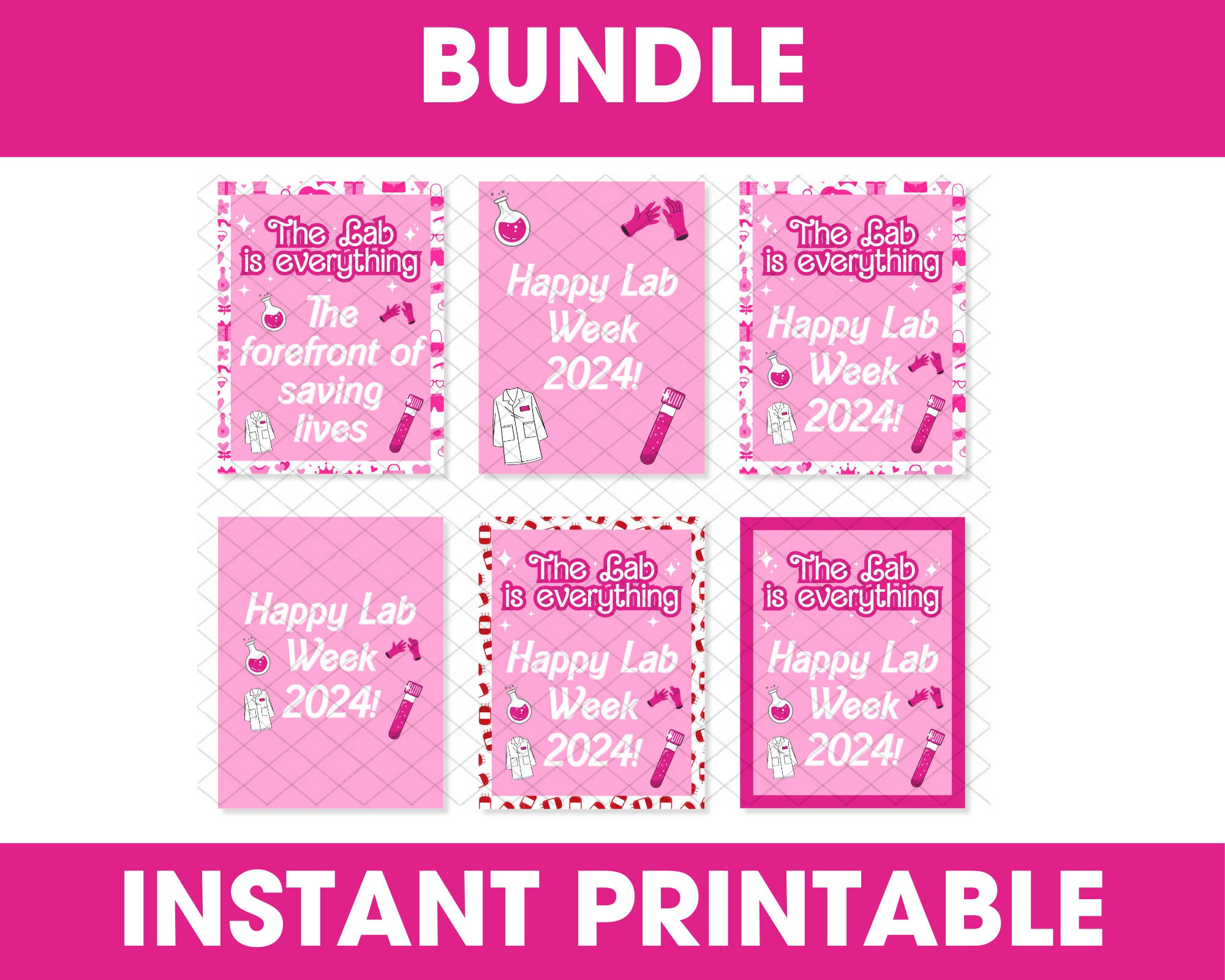 The Lab is Everything Lab Week 2024 Poster Bundle *DIGITAL DOWNLOAD ...