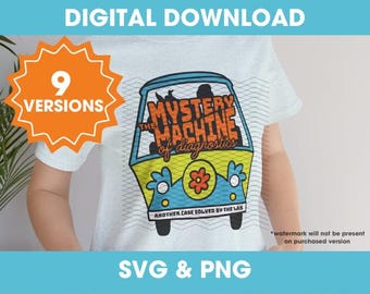 Bundle Mystery Machine Svg Png Scrappy Cricut Cutting - Etsy