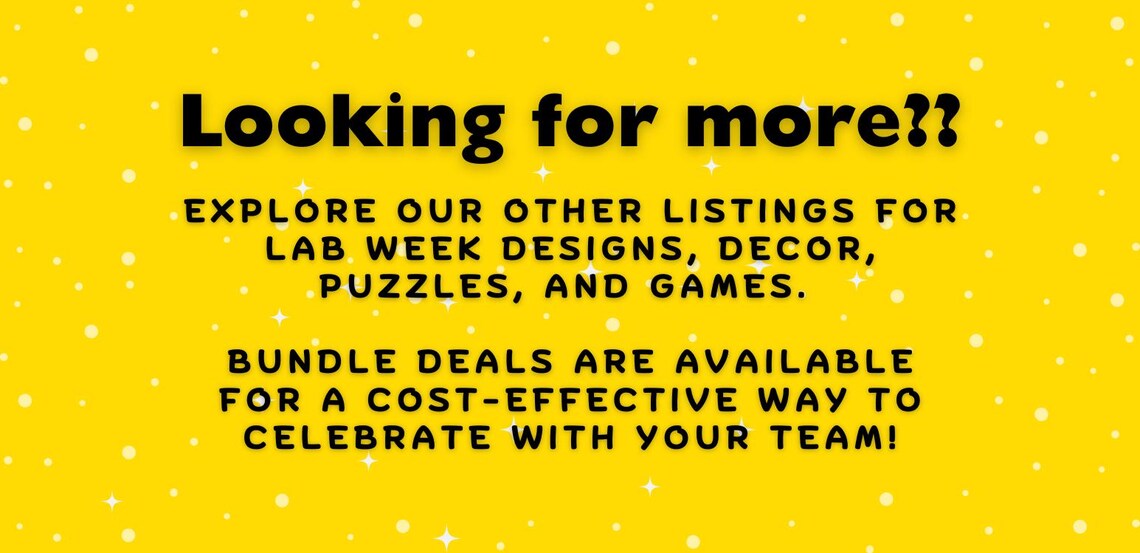 Lab Week Games Mega Bundle | 51 Printable Pages - Puzzles - Bingo, Word ...