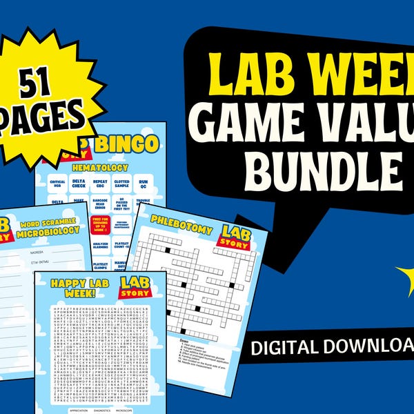 2026 Lab Week Puzzles - Etsy
