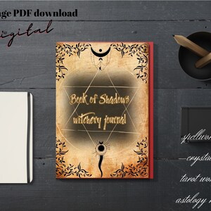 Shadow Work Journal, Printable & Digital Magical Pages, Book of Shadows ...