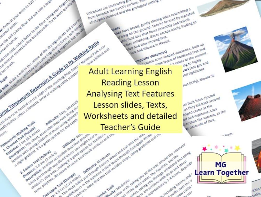 Functional Skills English Reading: Text Features Lesson (slides ...