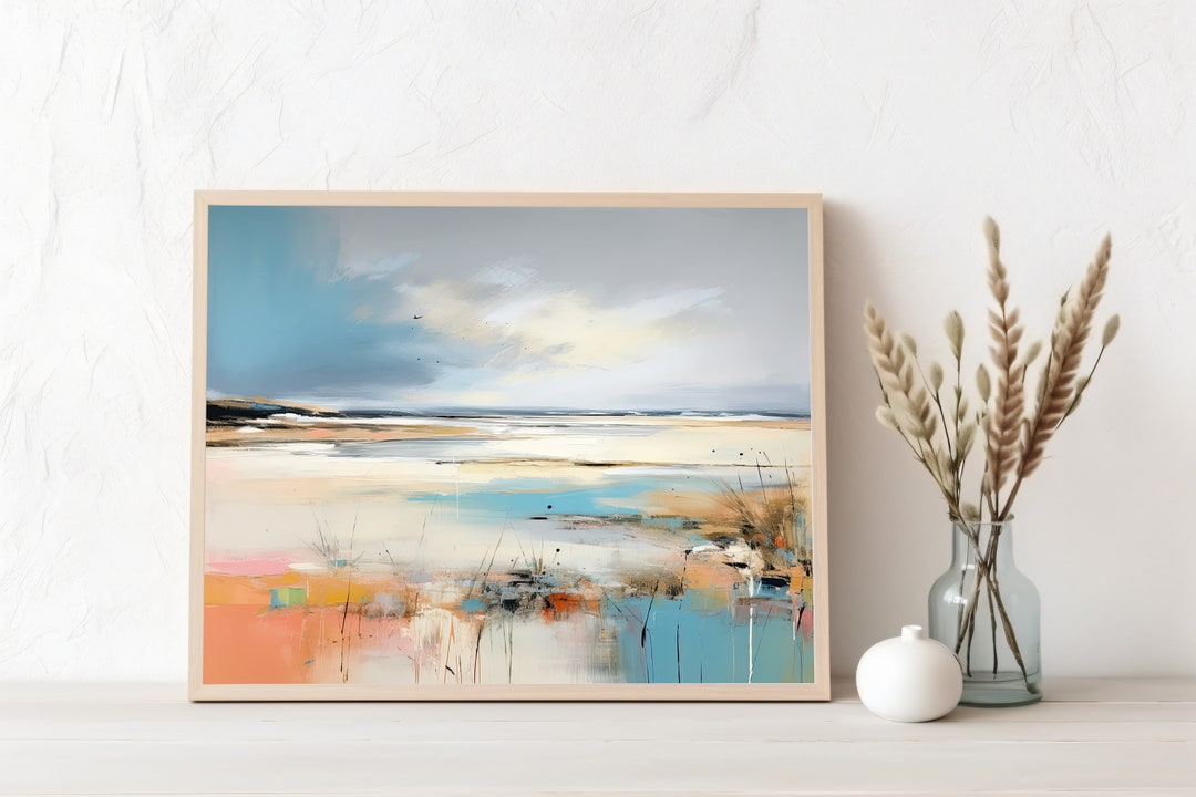Abstract Landscape Wall Art Print Downloadable Wall Decor - Etsy