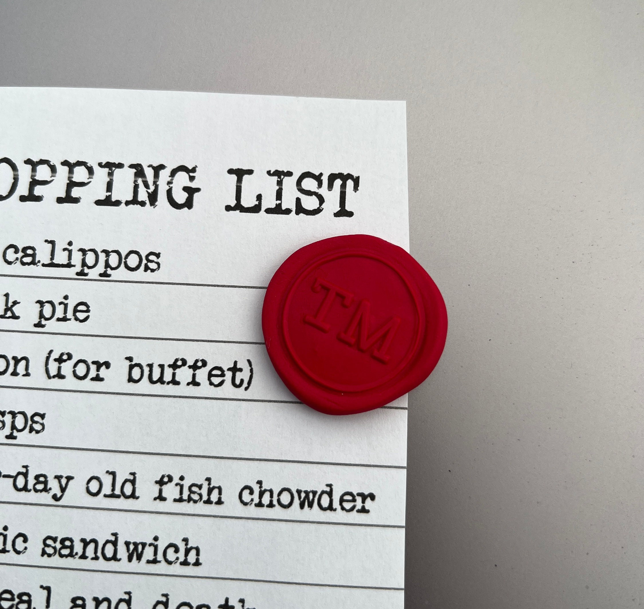 Taskmaster Fridge Magnet Wax Seal Stamp Unofficial Britcom Merch Greg ...