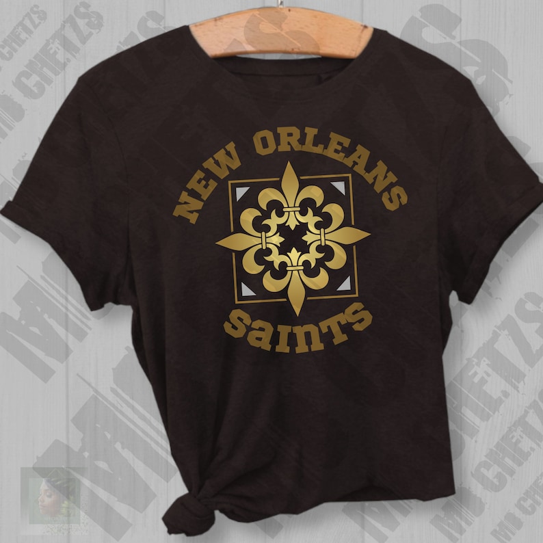 New Orleans Saints Graphic T-shirt PNG, JPG, SVG Design - Etsy