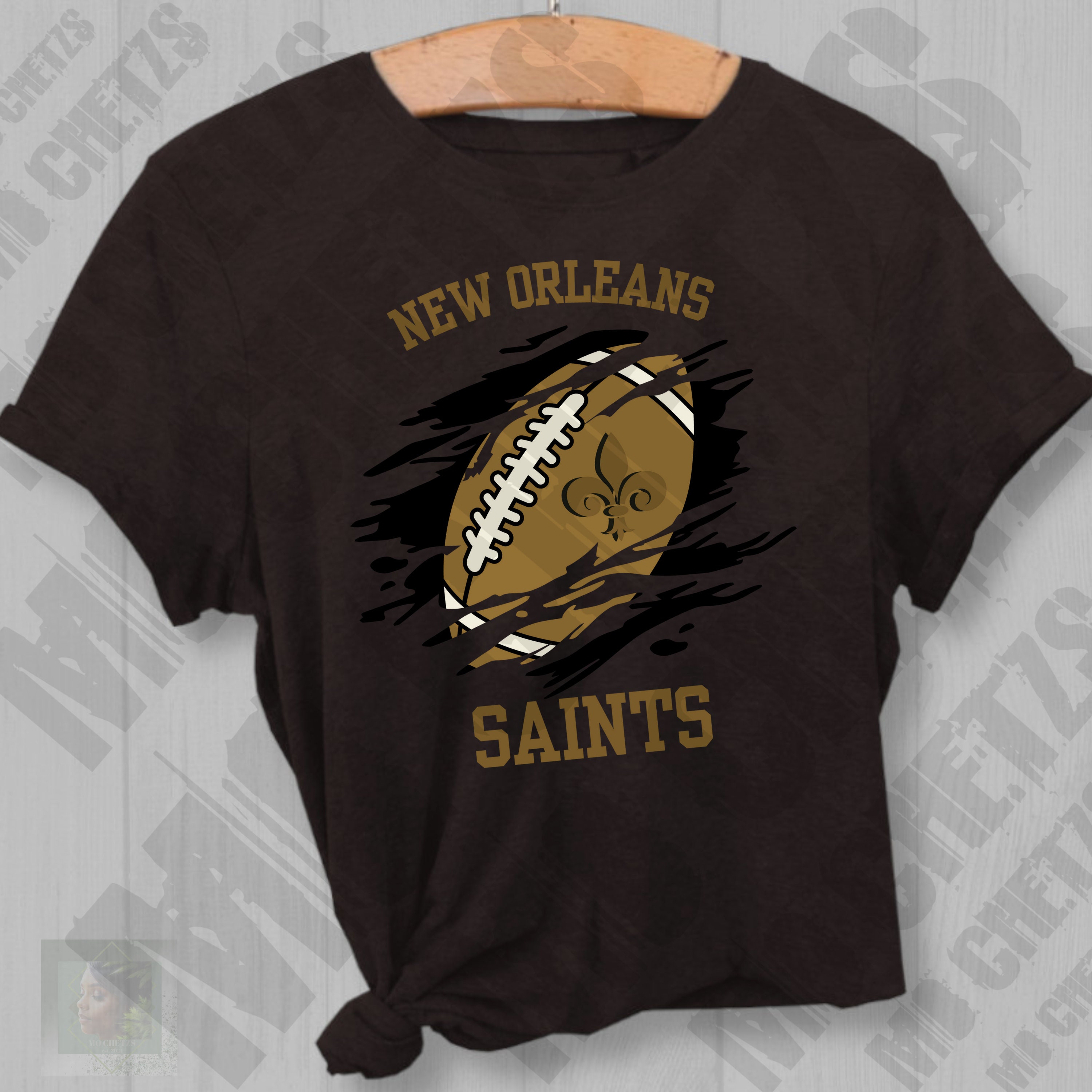 New Orleans Saints Graphic T-shirt PNG, JPG, SVG Design - Etsy