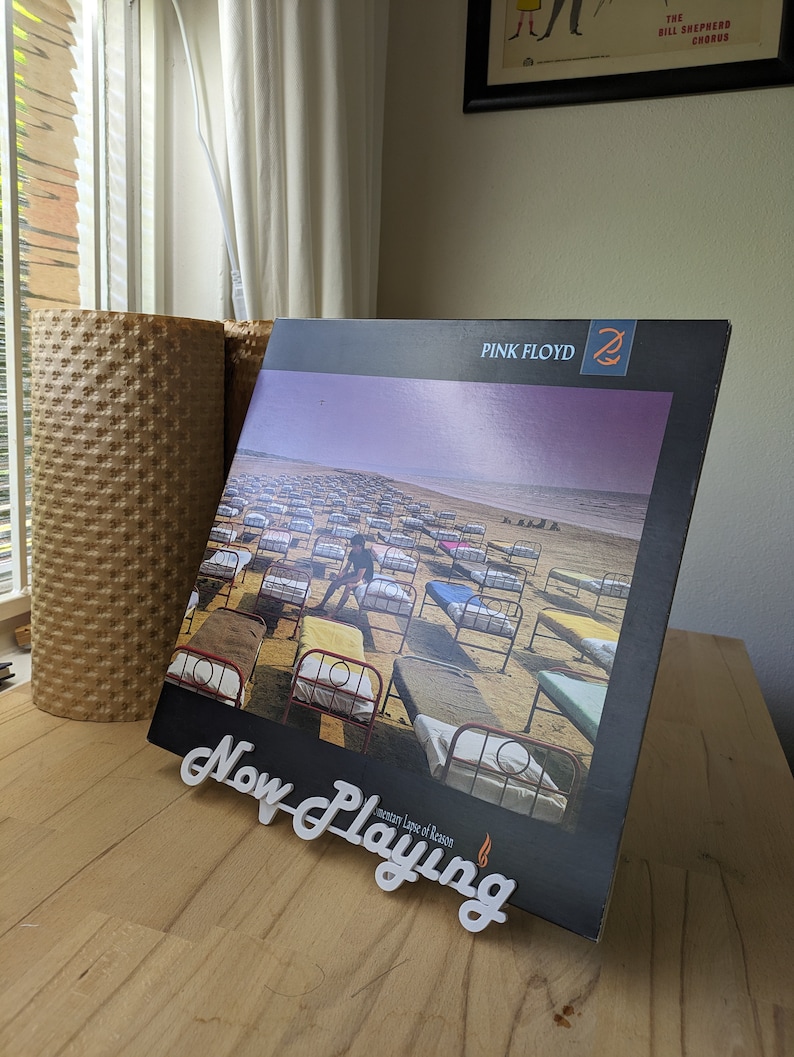 Now Playing Vinyl Record Holder Easel Display Collapsible for Easy ...