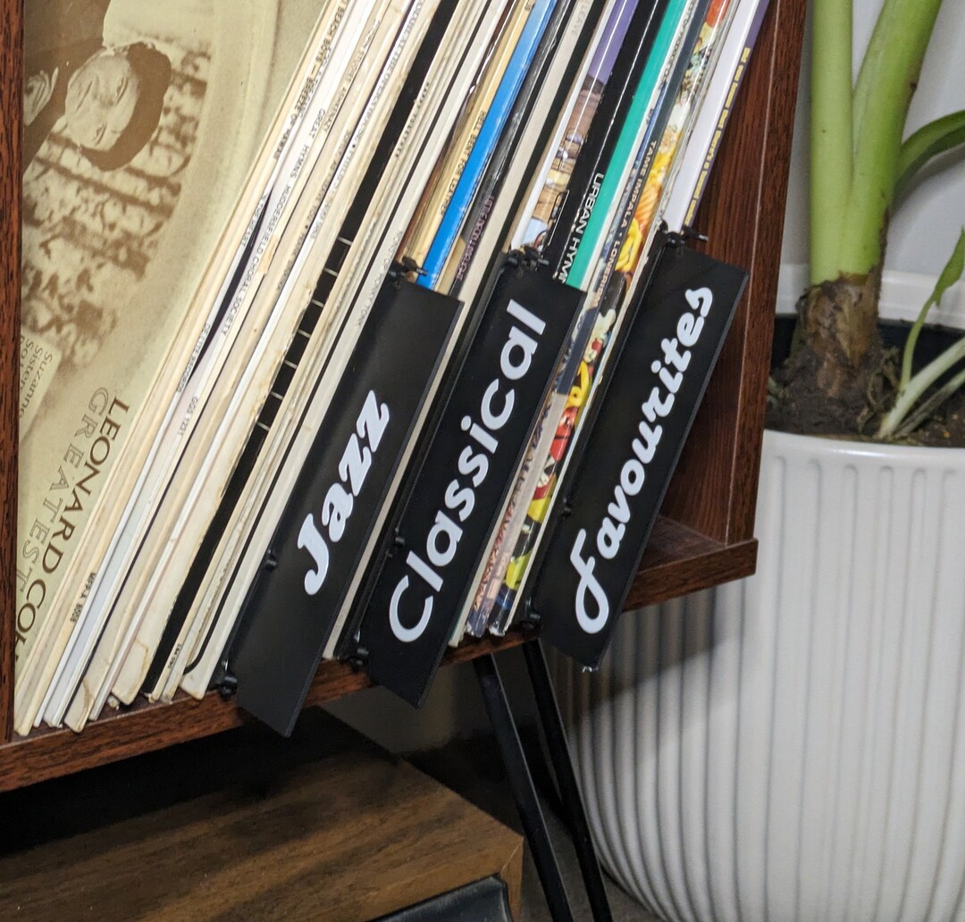 Custom Record Divider/organiser – Modular System for Vinyl Record ...
