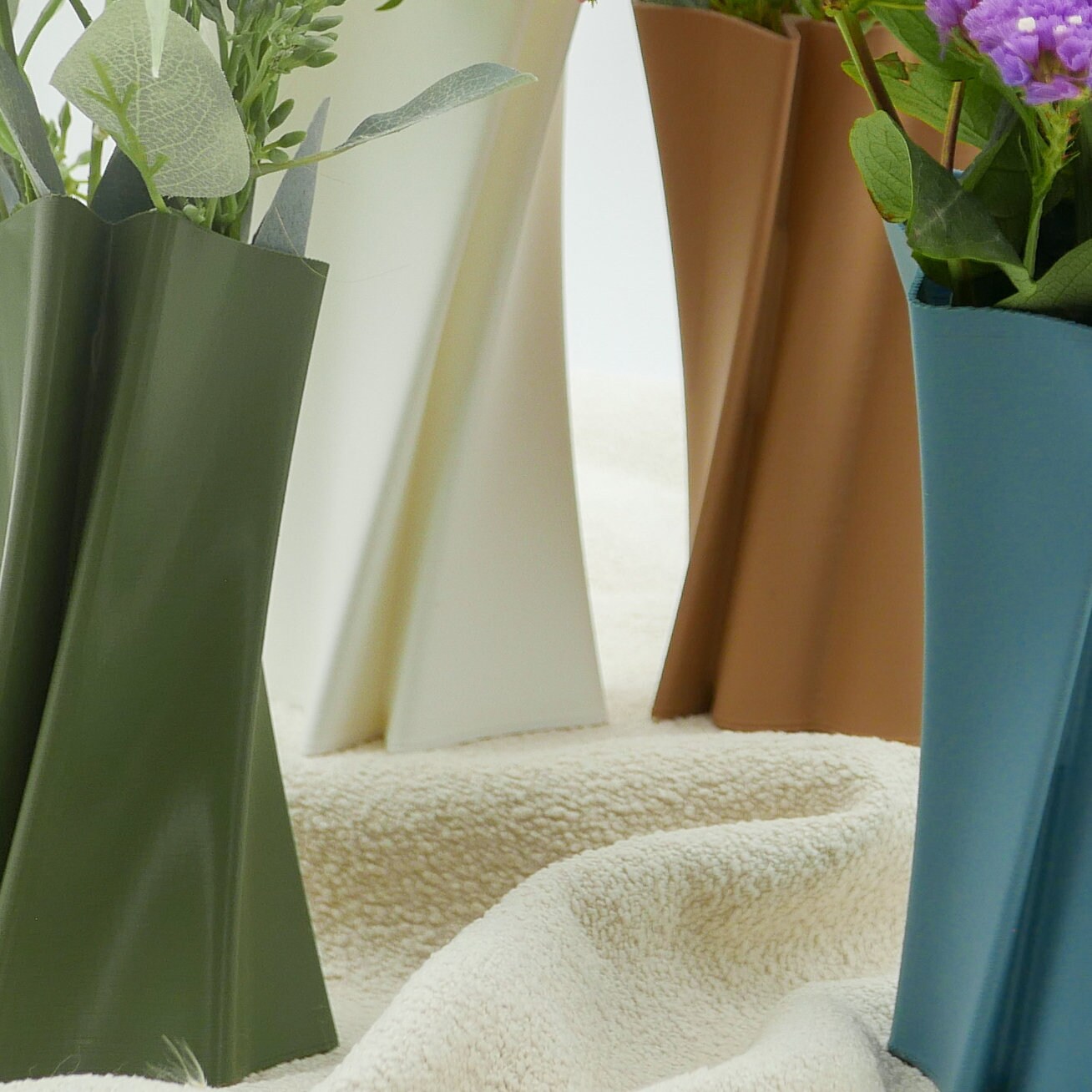 Treloi Flow Vase: Modern 3D Printed Eco-friendly Decor - Etsy