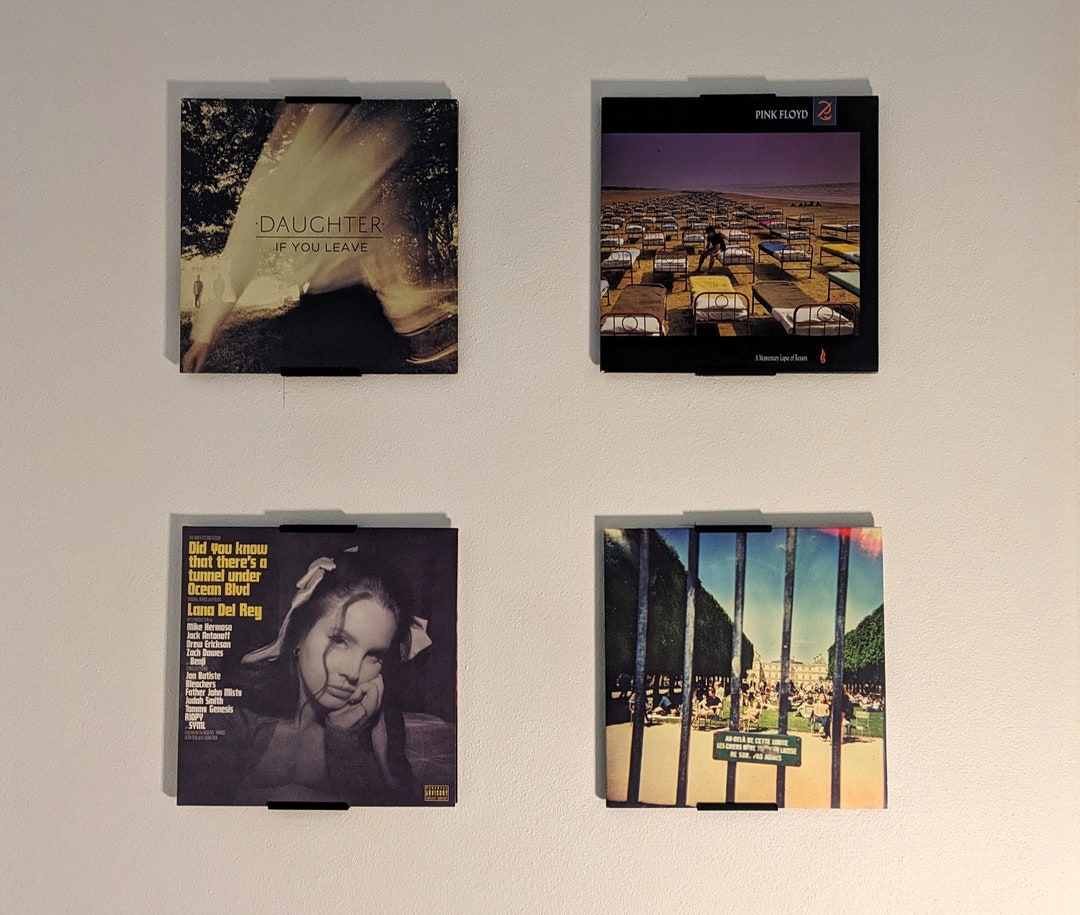 Streamlined Wall Mounted Vinyl Record Holder Display – Easy Install – Screw/adhesive Mounting - Etsy