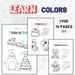 Learn Colors Printable Worksheet | Preschool Color Recognition ...