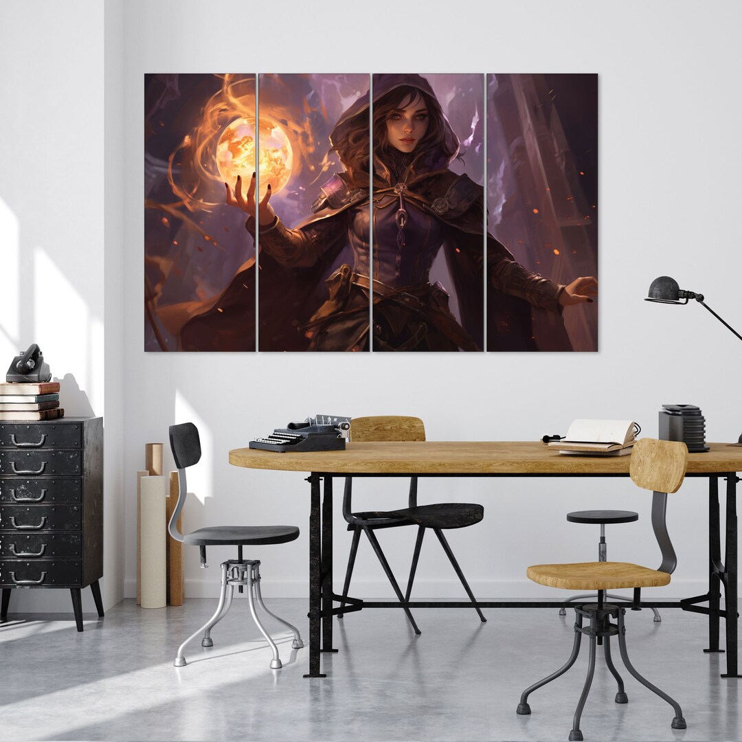 Warlock Wall Art - Arms of Hadar Print - Fantasy Dnd Wall Decor ...
