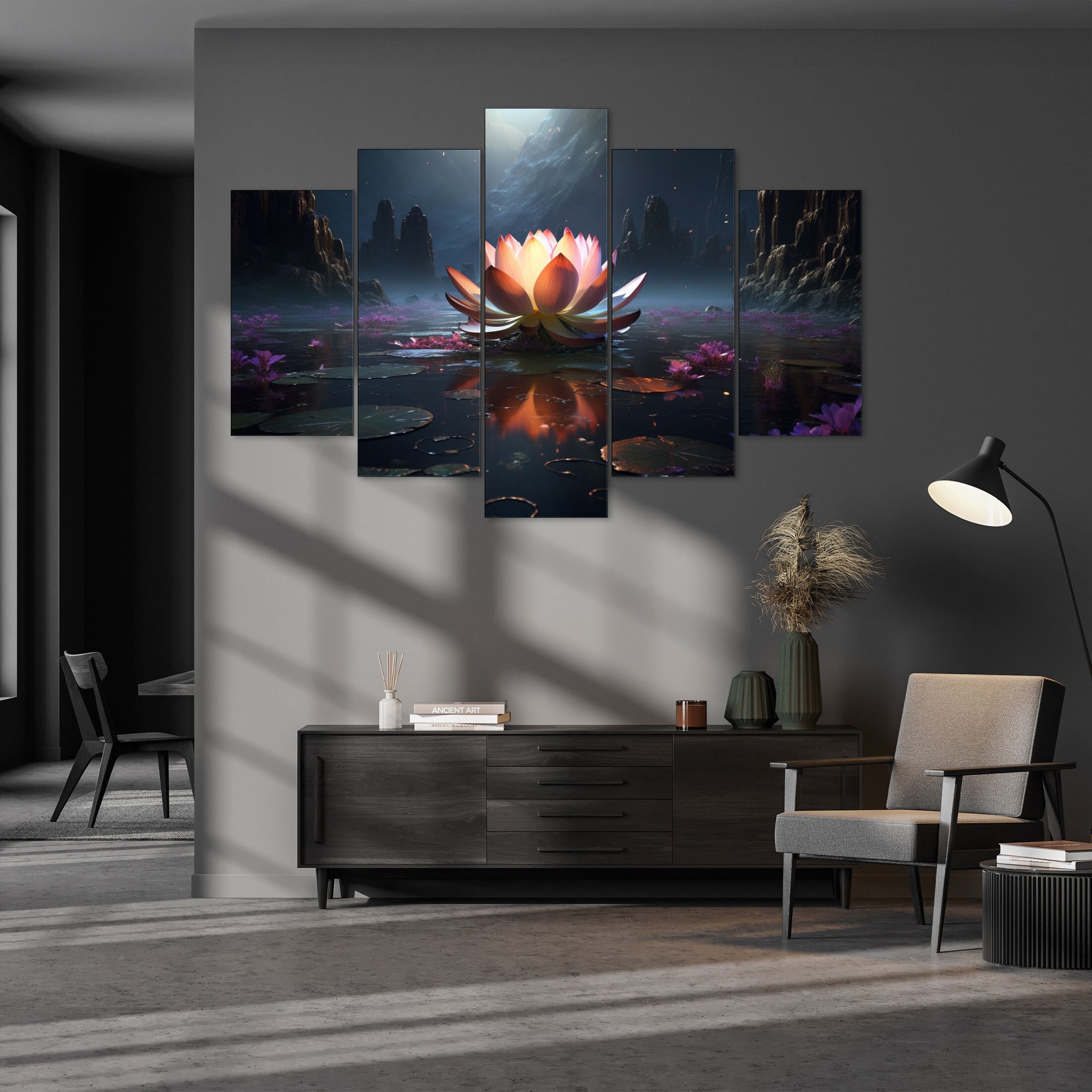 Black Lotus MTG Canvas - Magic the Gathering Wall Art - Black Lotus ...