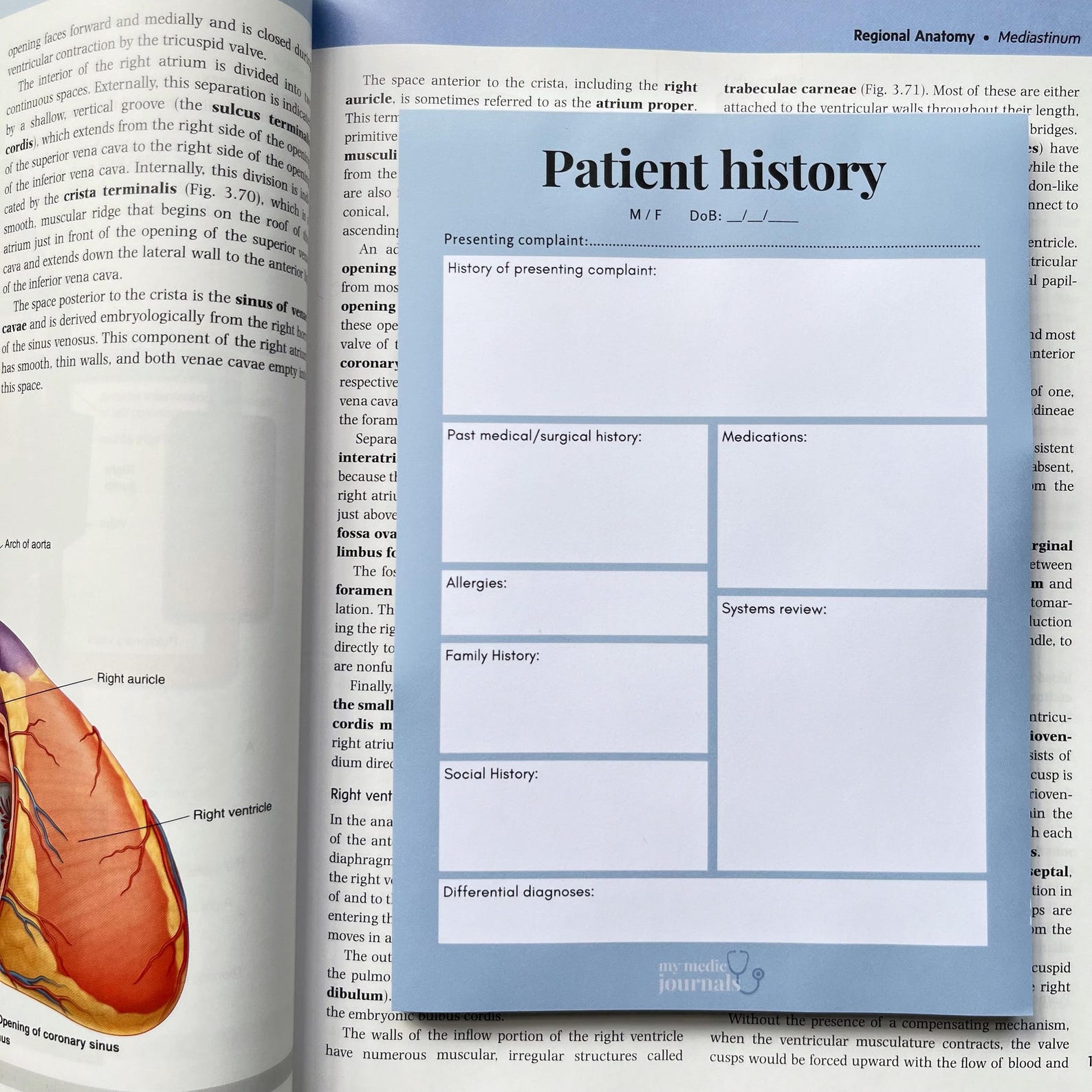 Patient History Taking Sheet - Etsy UK