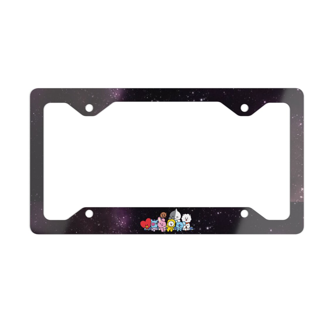 BT21 Metal License Plate Frame - Etsy
