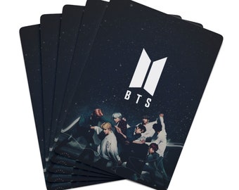 BTS Playing Cards 54 Deck Standard Playing Cards W/ 2 Jokers K-pop ...