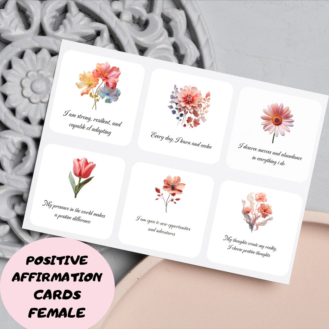 Empowerment Unleashed: Printable Positive Affirmations for the Modern ...