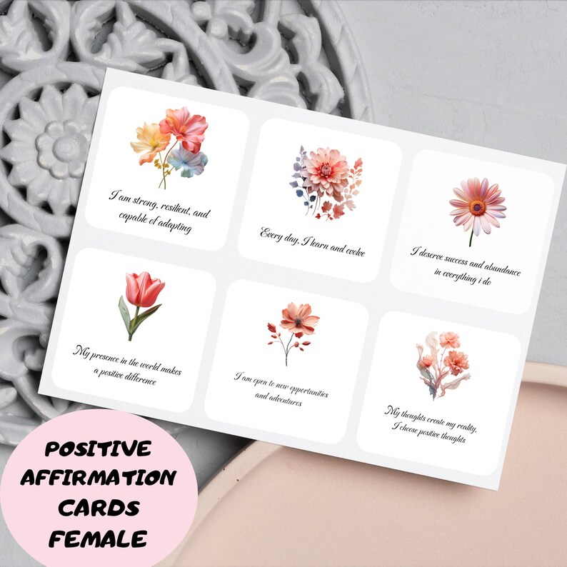 Empowerment Unleashed: Printable Positive Affirmations for the Modern ...