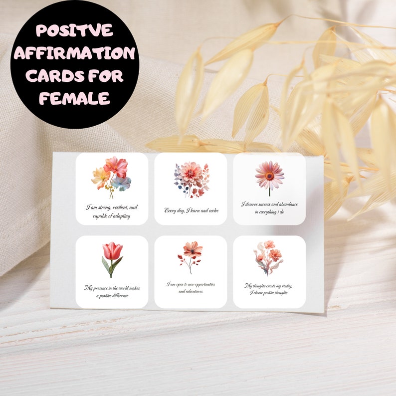 Empowerment Unleashed: Printable Positive Affirmations for the Modern ...