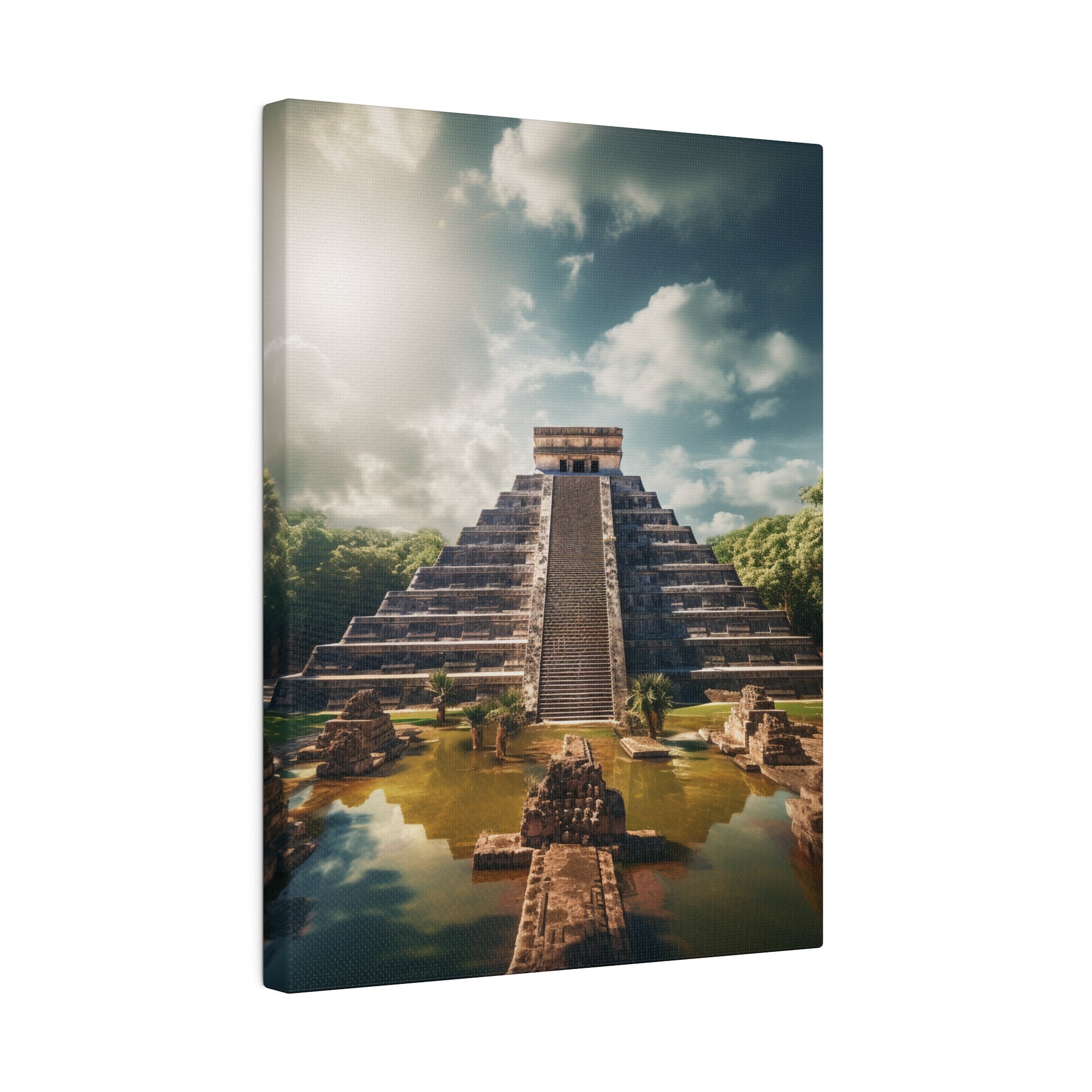 Ancient Mexican Pyramids: Timeless Wonders on Canvas - Etsy