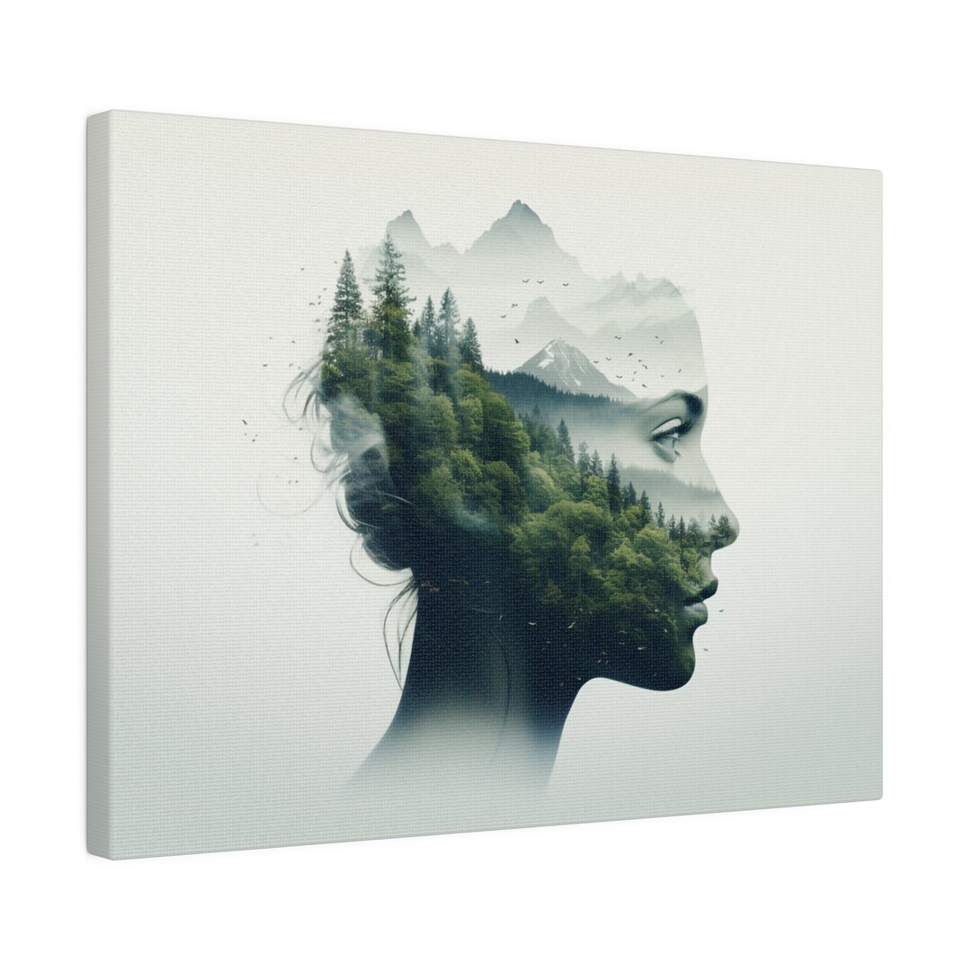 One With Nature | Woman Nature Blend | Double Exposure Art | Feminine ...