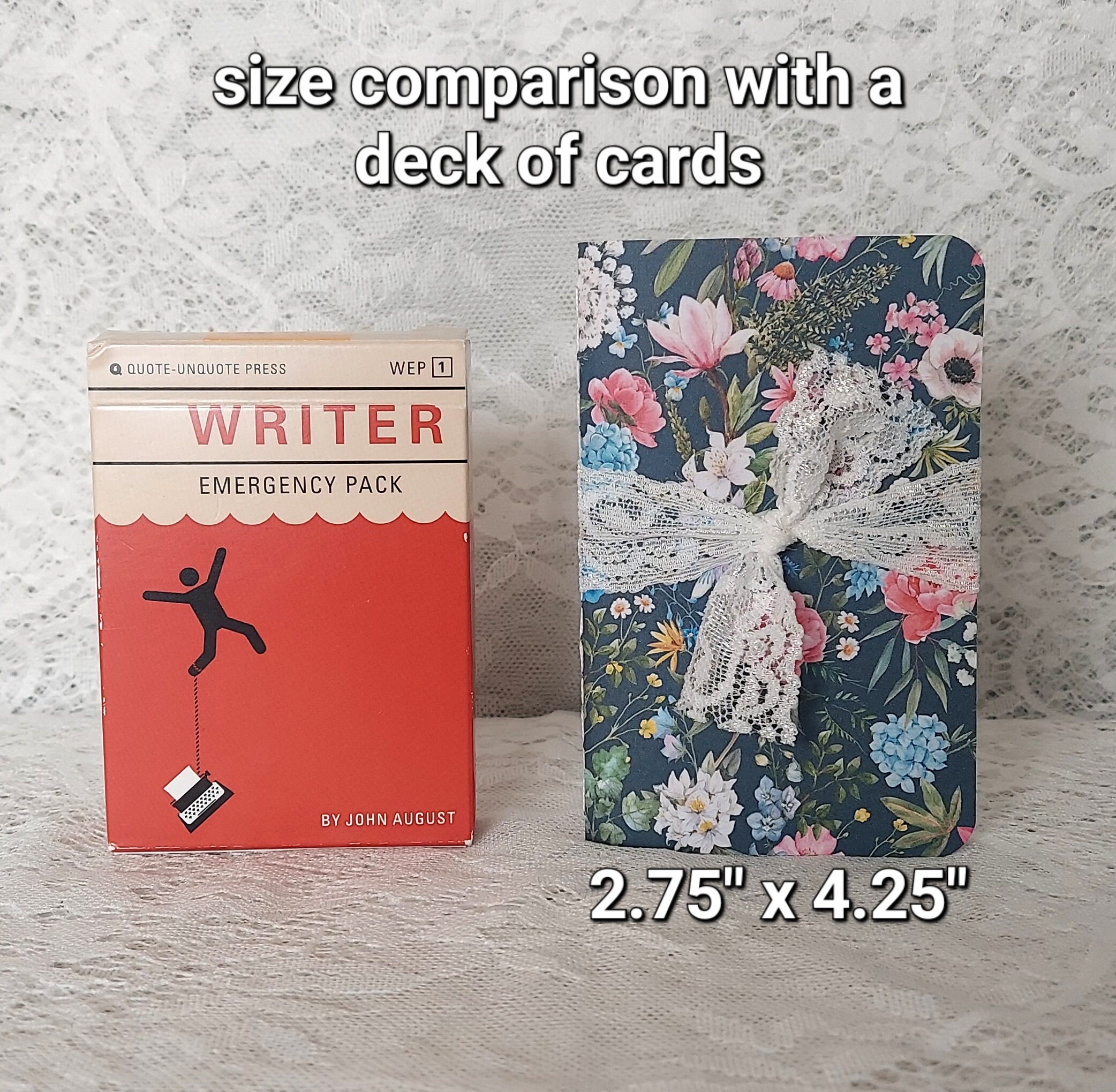 Mini Bullet Journal / Dot Grid Pages / Handmade / Spring Floral / Small ...