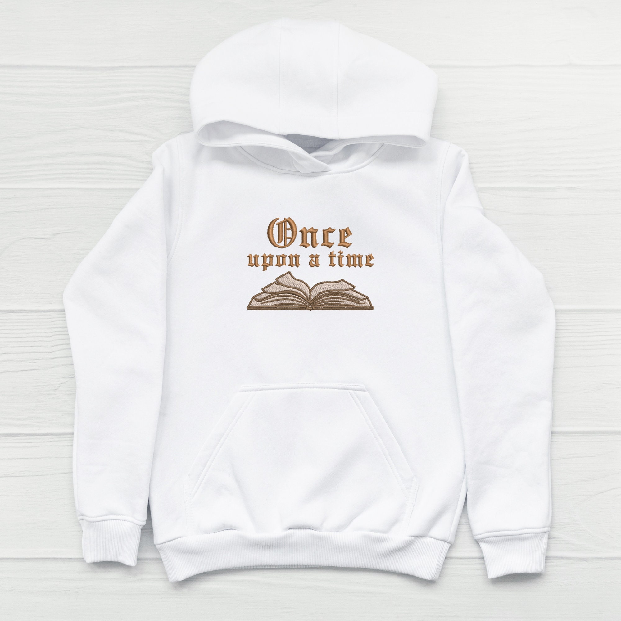 Once Upon A Time Embroidery Design for Hoodies Fairy Tale T Shirt ...