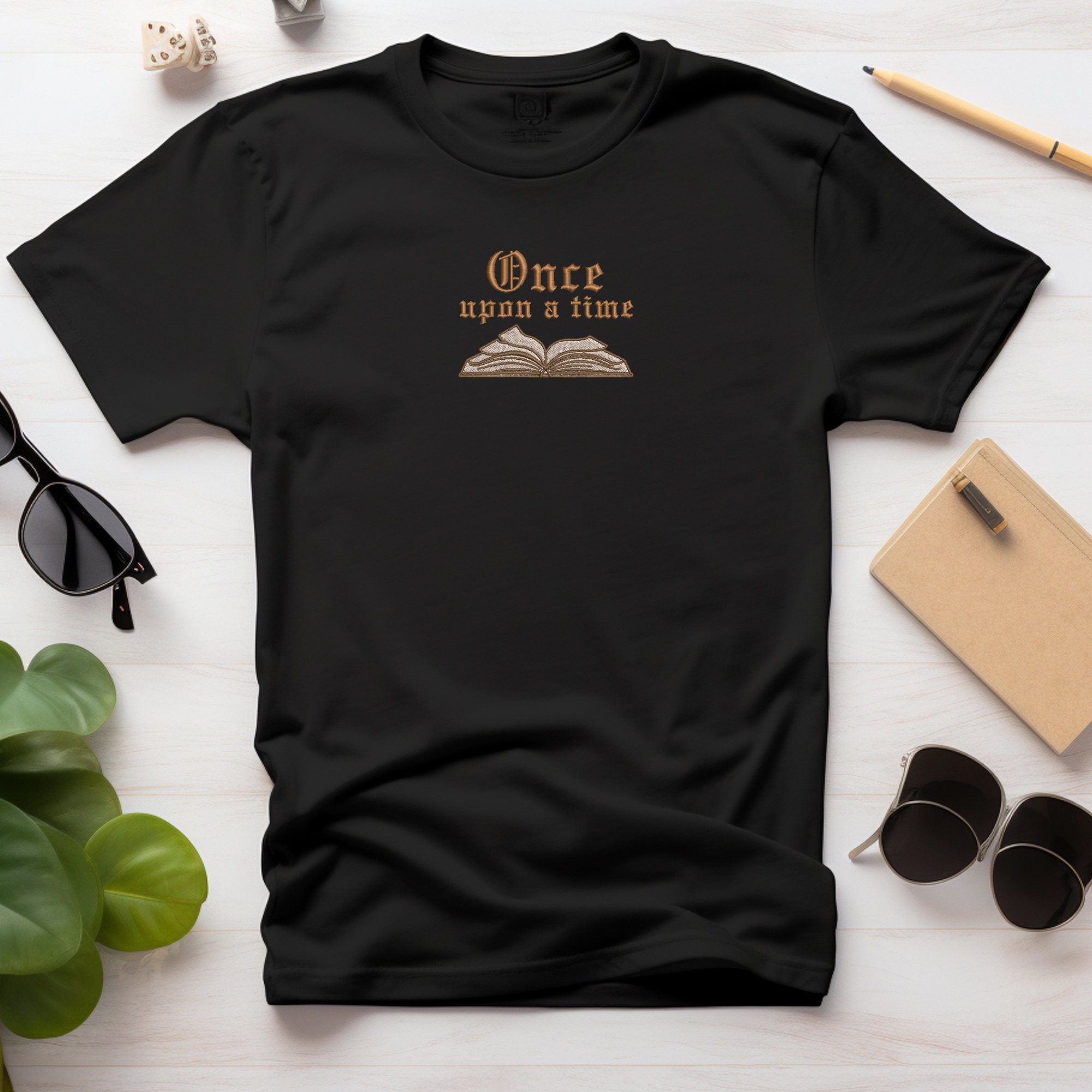 Once Upon A Time Embroidery Design for Hoodies Fairy Tale T Shirt ...