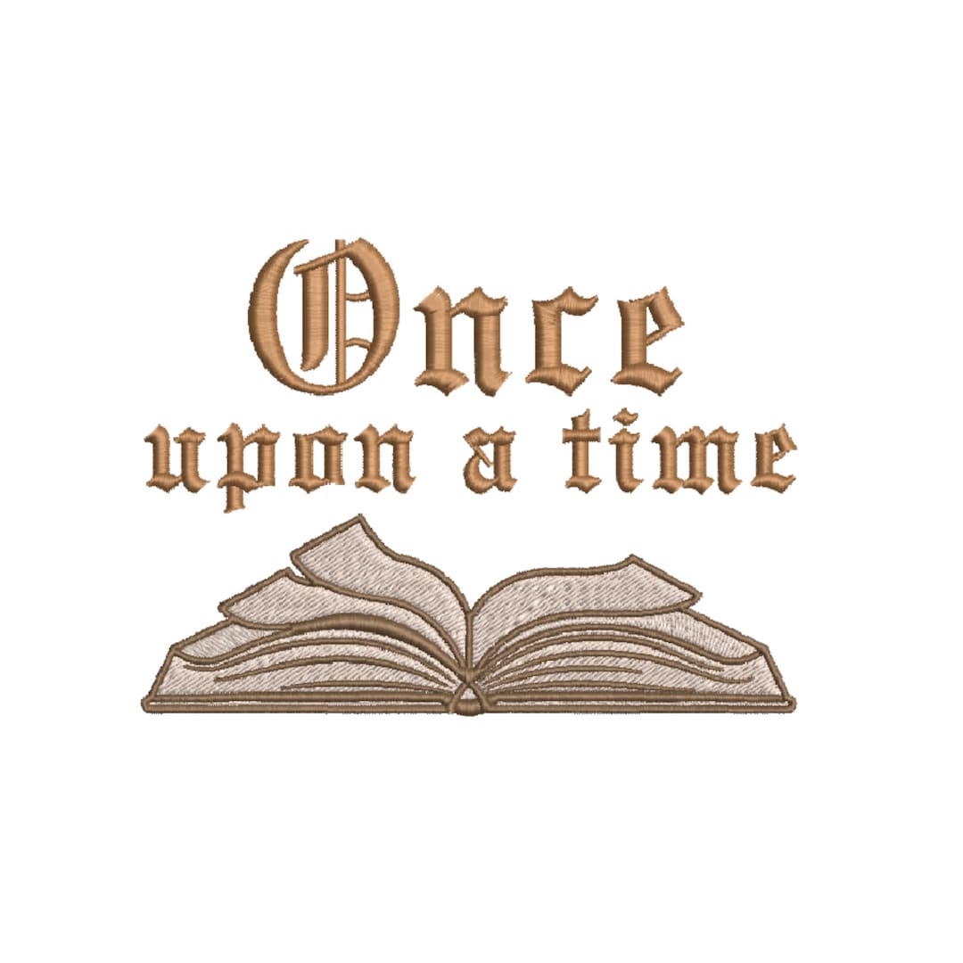 Once Upon A Time Embroidery Design for Hoodies Fairy Tale T Shirt ...