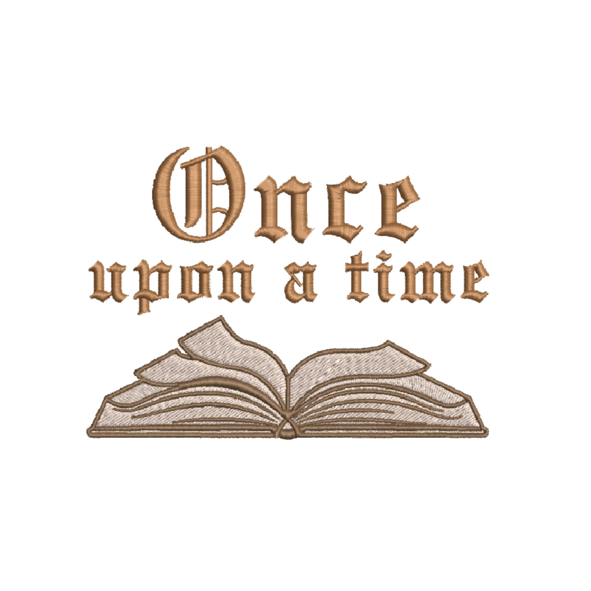 Once Upon A Time Embroidery Design for Hoodies Fairy Tale T Shirt ...