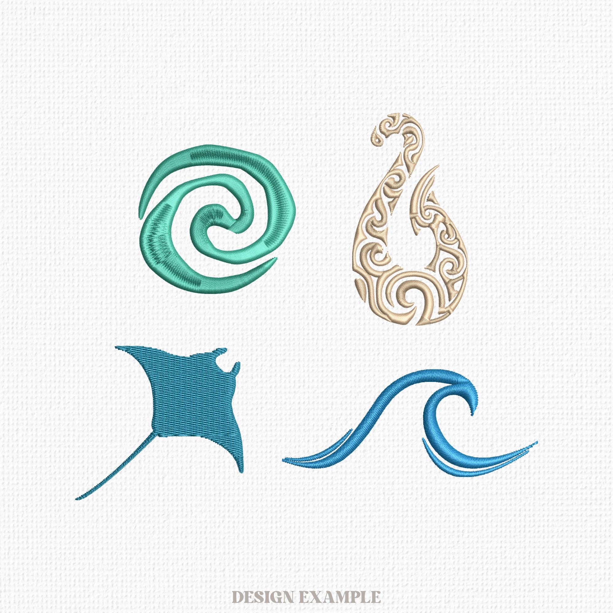 Moana Embroidery Design Maui Design for Hoodies T Shirts - Etsy