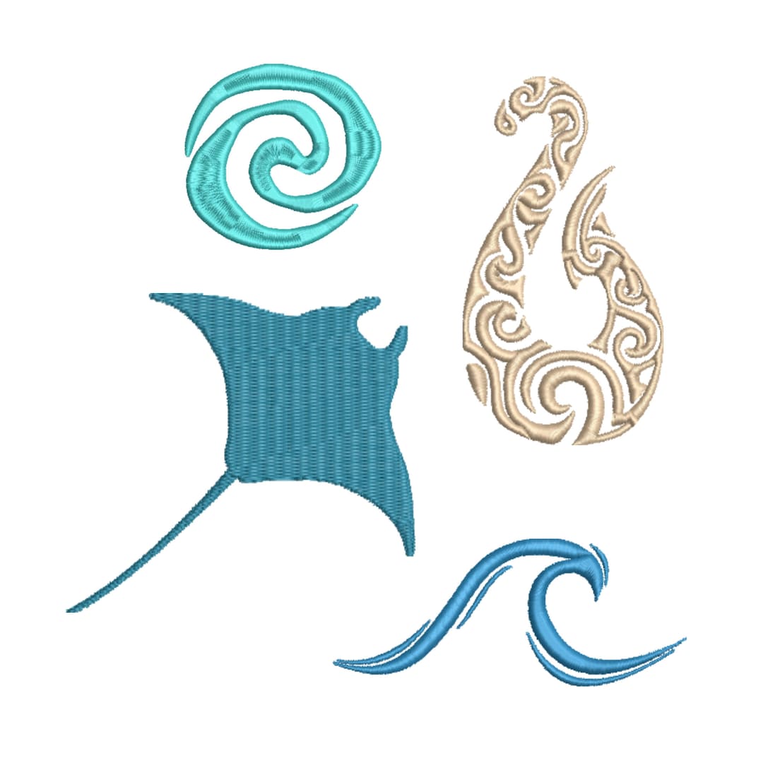 Moana Embroidery Design Maui Design for Hoodies T Shirts - Etsy