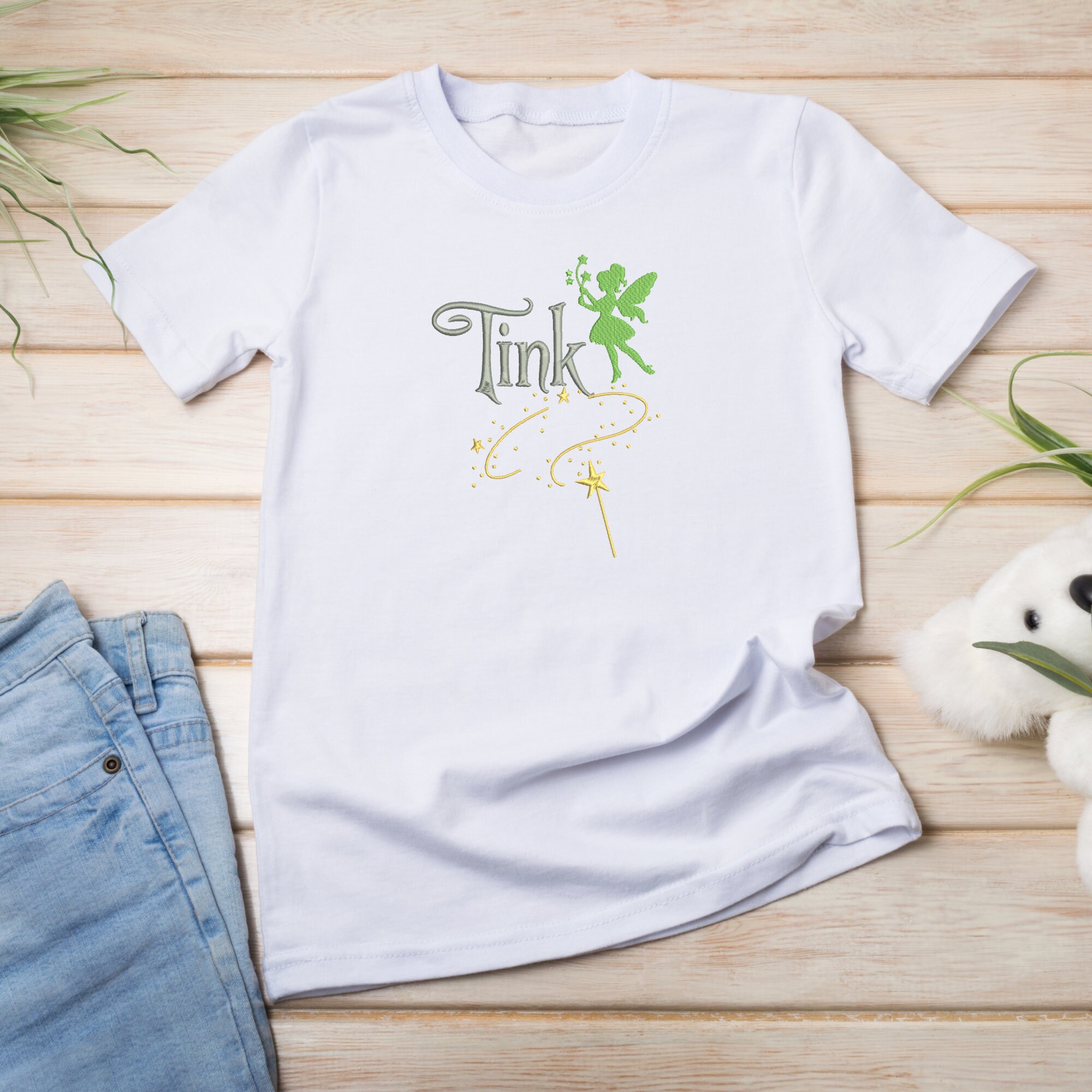 Tinkerbell Embroidery Design Tink Design for Hoodies T Shirts - Etsy