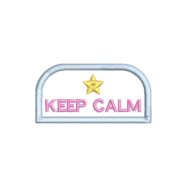 Keep Calm Embroidery - Etsy
