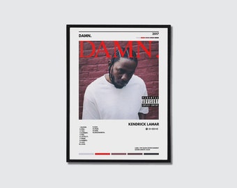 DAMN KENDRICK LAMAR Album Cover - Etsy