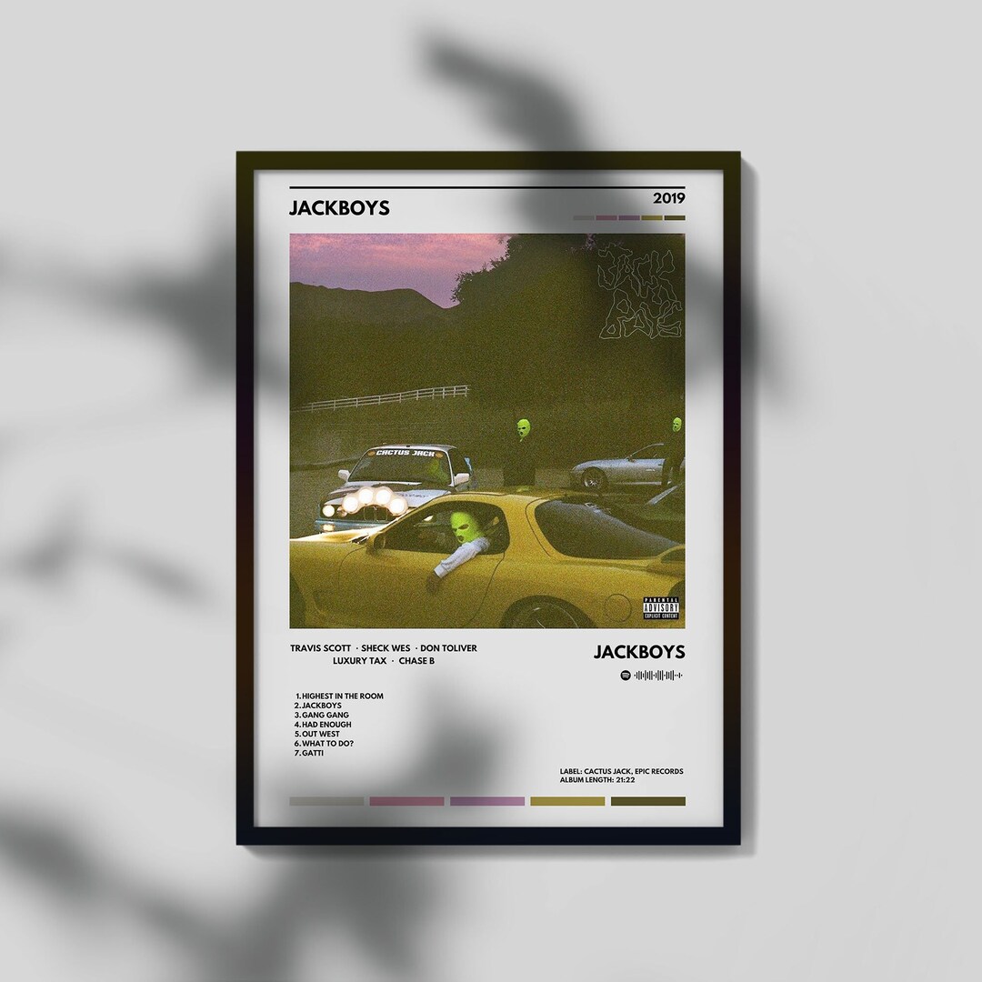 Jackboys Travis Scott Album Poster - Etsy