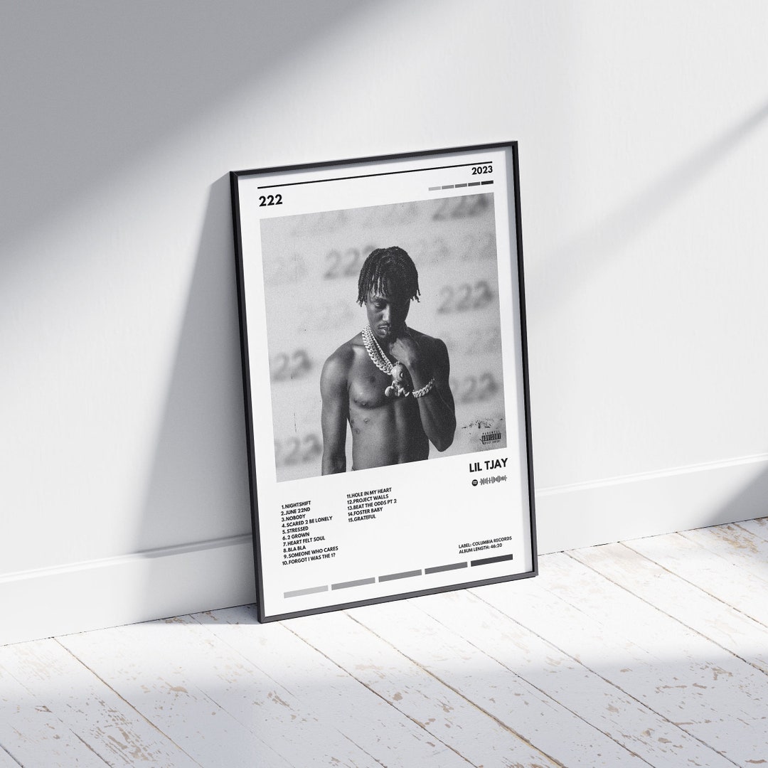 Lil Tjay 222 Album Poster - Etsy