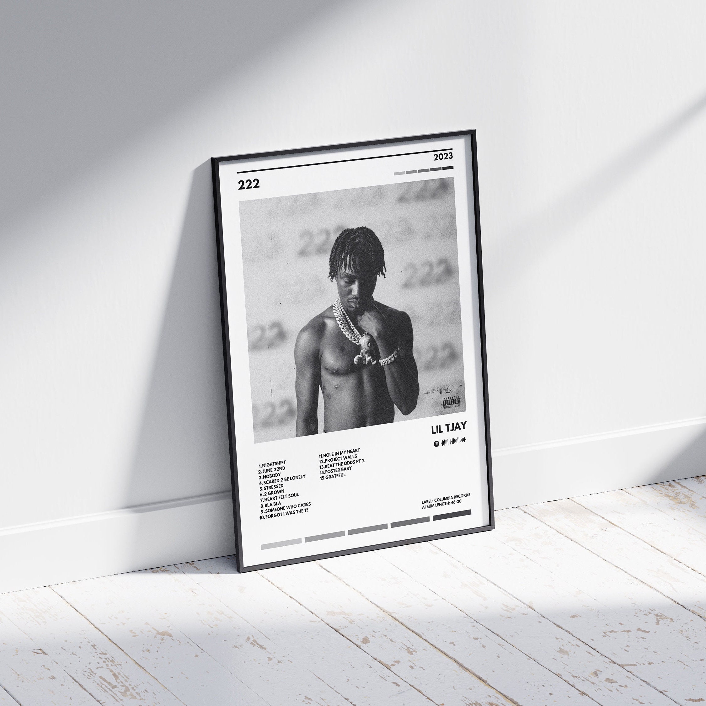 Lil Tjay 222 Album Poster - Etsy