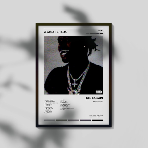 Ken Carson Poster - Etsy